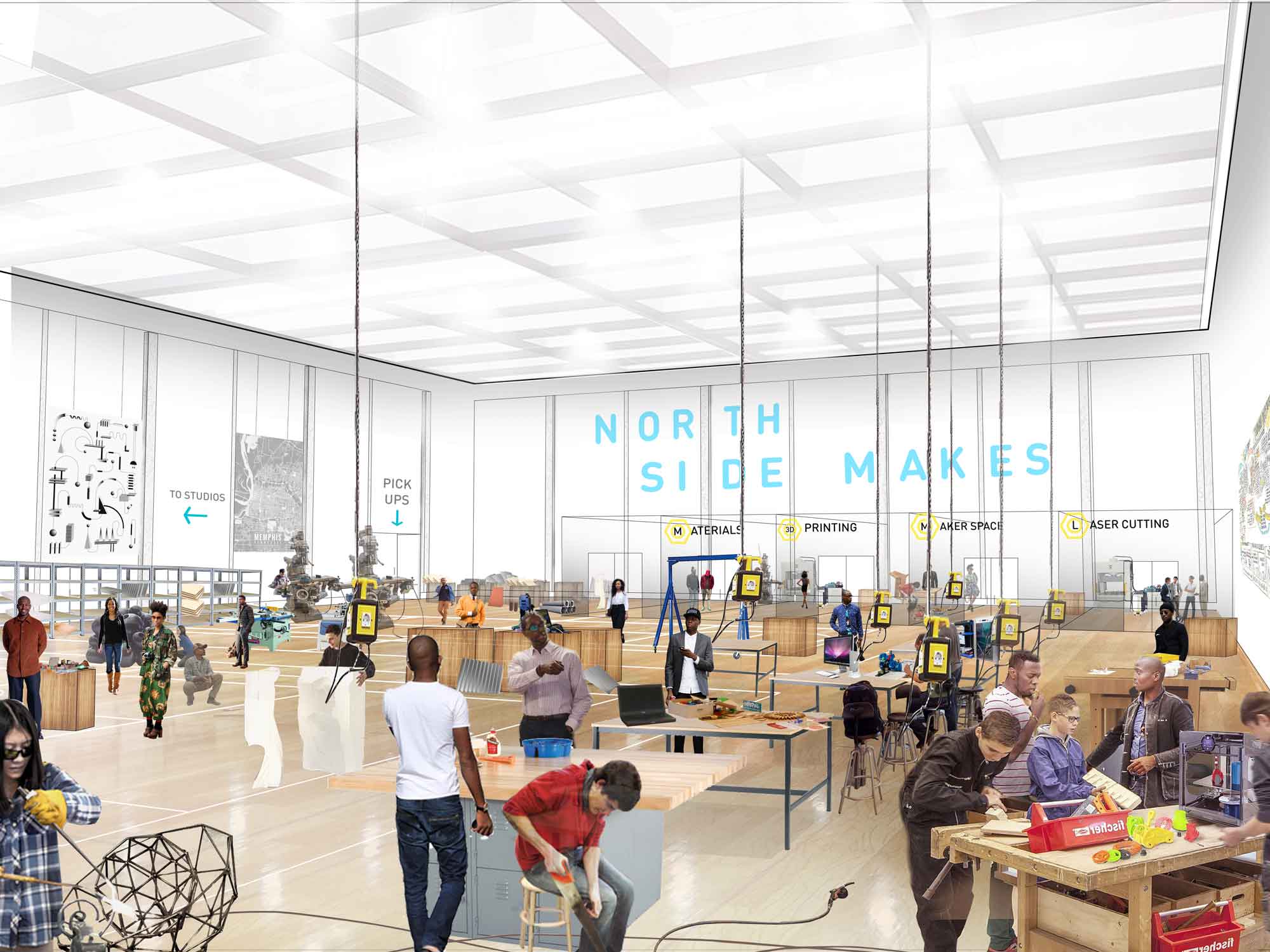 Neighborhood Schools Reuse Concept – Studio Gang